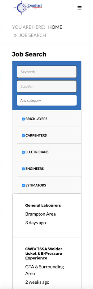 Comfact Corporation Website | CM2 Media Burlington Oakville Website ...